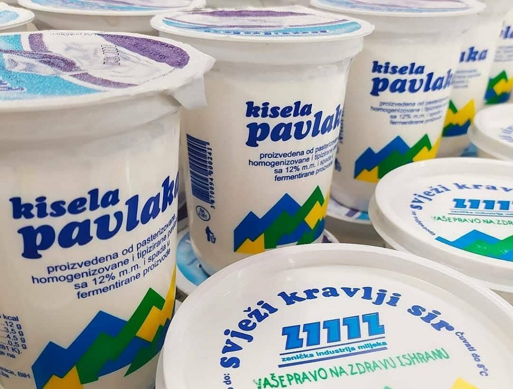 Zenička industrija mlijeka-Sir i pavlaka – Domaće u BiH
